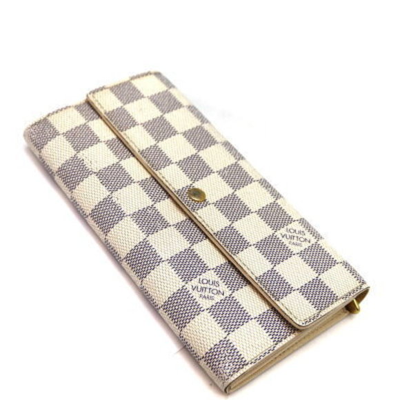 Louis Vuitton | Bags | Louis Vuitton Sarah Portefeuille White | Poshmark